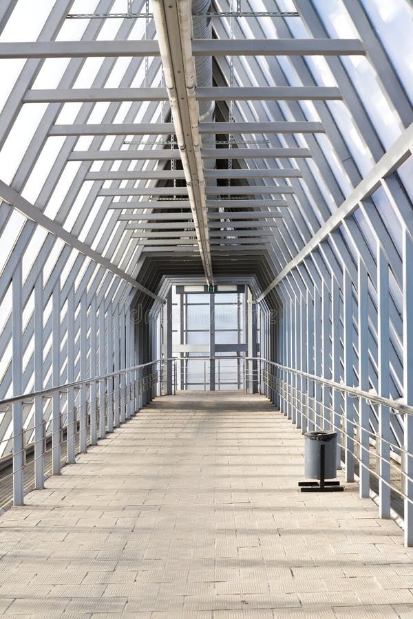 Elevated walkway stock image. Image of glass, building - 27978377