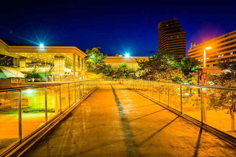 Elevated Walkway between Two Buildings Stock Image - Image of walkway ...