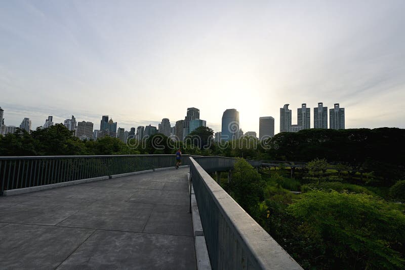 The Elevated Walkways Which Extend Across the Different Sections of ...