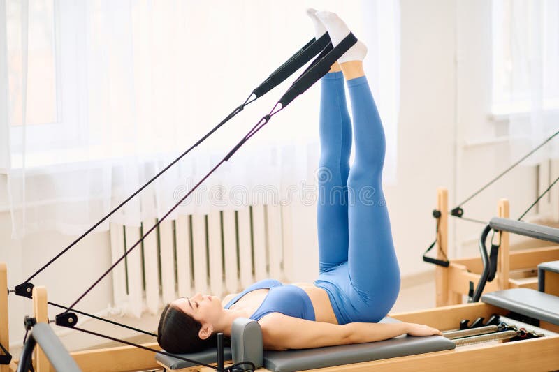 Elevating Strength and Flexibility in a Stock Photo - Image of sport ...