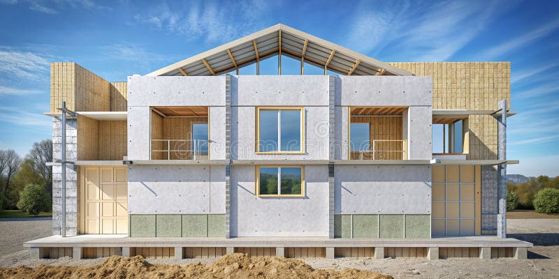 Elevation of the Building Styrofoam Insulation AI-Generated Content ...