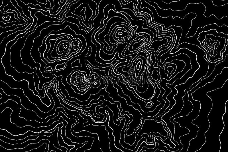 Elevation Contour Topographic Map Background Stock Vector ...