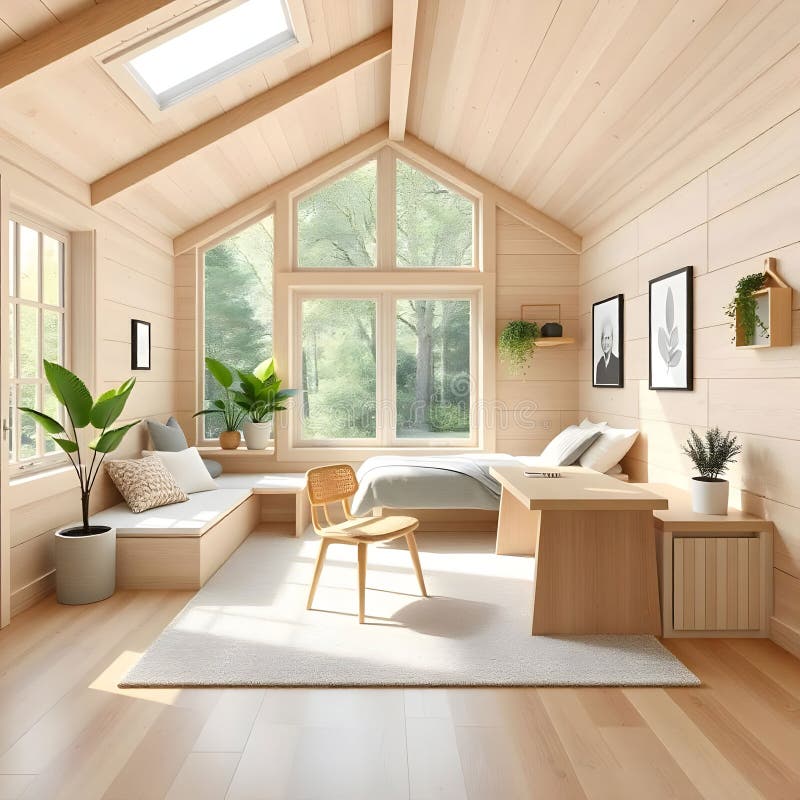 Elevation Rendering of a Z-shaped Study Table Stock Illustration ...