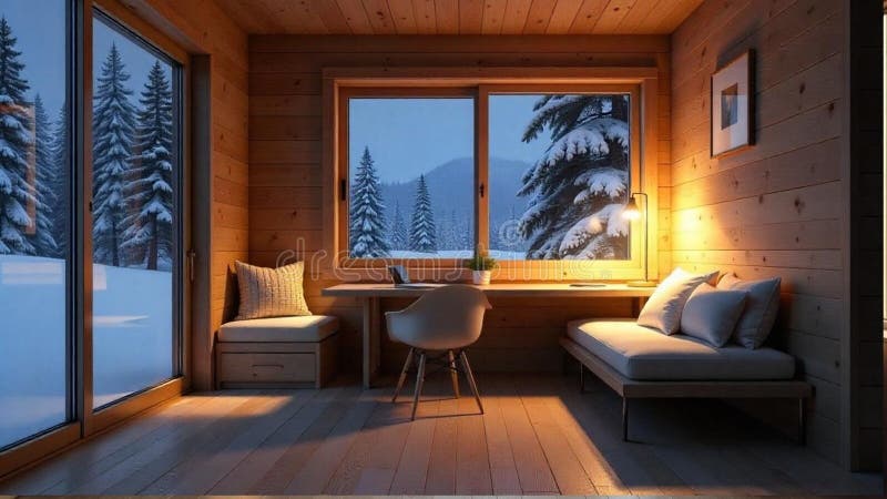 Elevation Rendering of a Z-shaped Study Table Stock Illustration ...