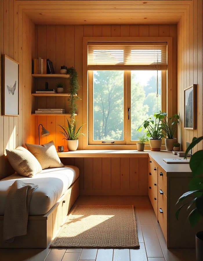 Elevation Rendering of a Z-shaped Study Table with Built-in Wall ...