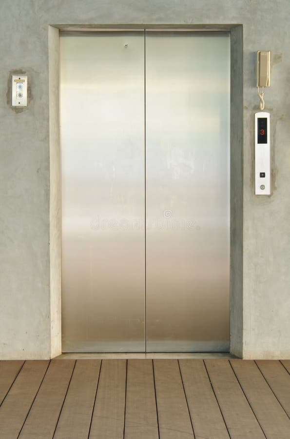 Elevator Doors Open stock image. Image of open, lighting - 54082663