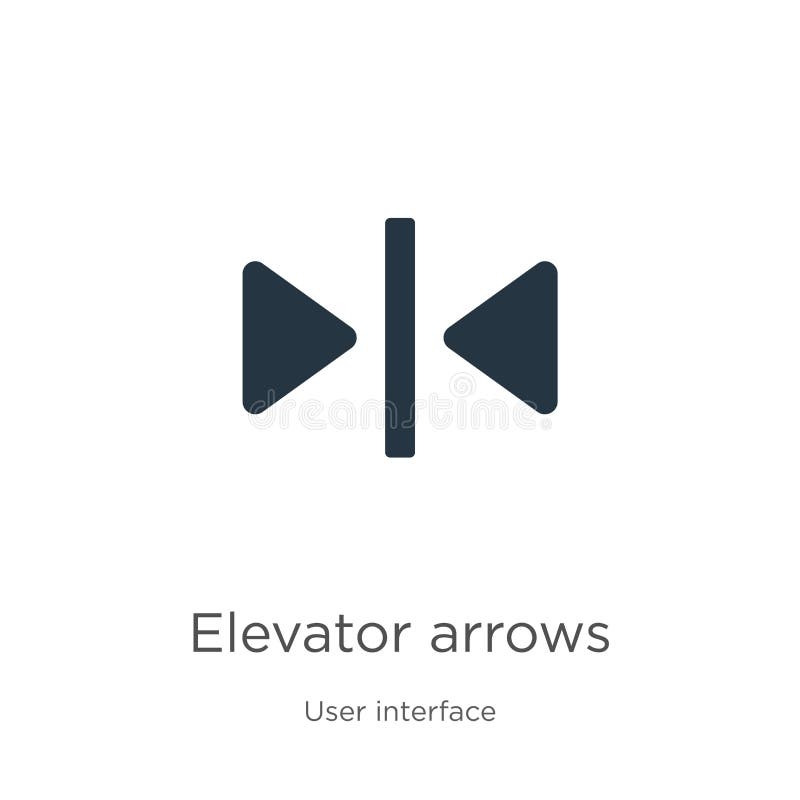 Elevator Arrows Stock Illustrations – 411 Elevator Arrows Stock ...