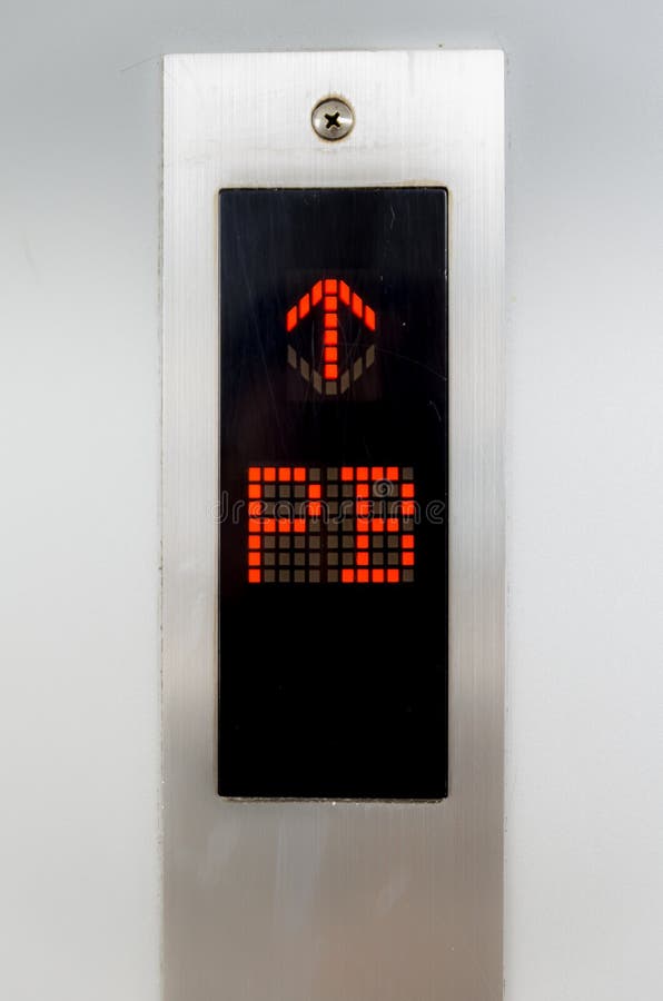 Elevator Button Up and Down Direction Stock Image - Image of ...