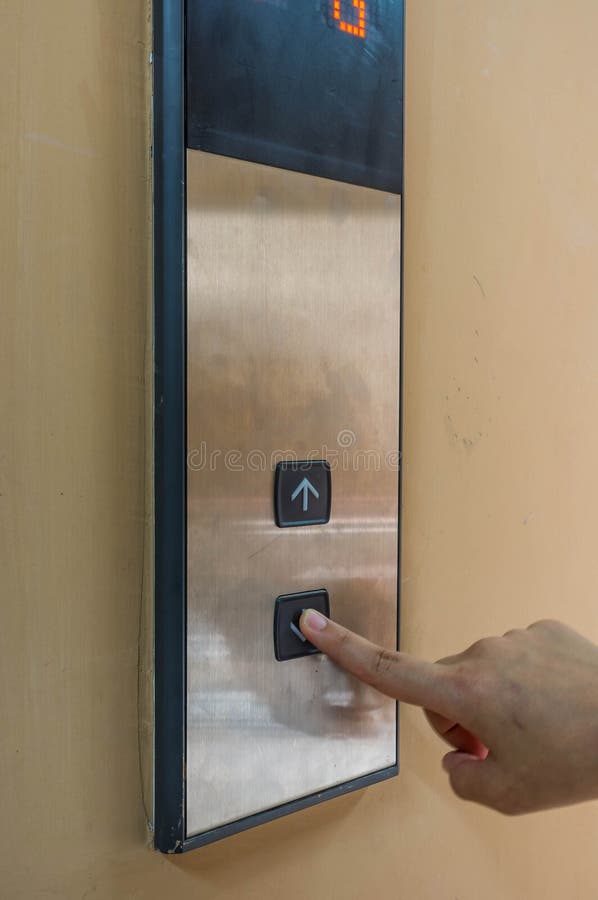Elevator Button stock image. Image of aluminium, lifestyle - 36523283