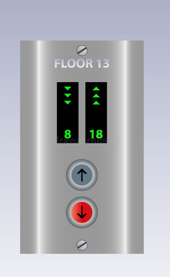 Elevator Buttons Up Down