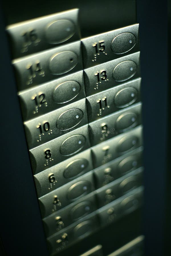 Elevator buttons stock photo. Image of large, tech, architecture - 8011492