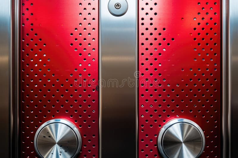 Elevator Buttons with Braille Markings for Visually Impaired Stock ...