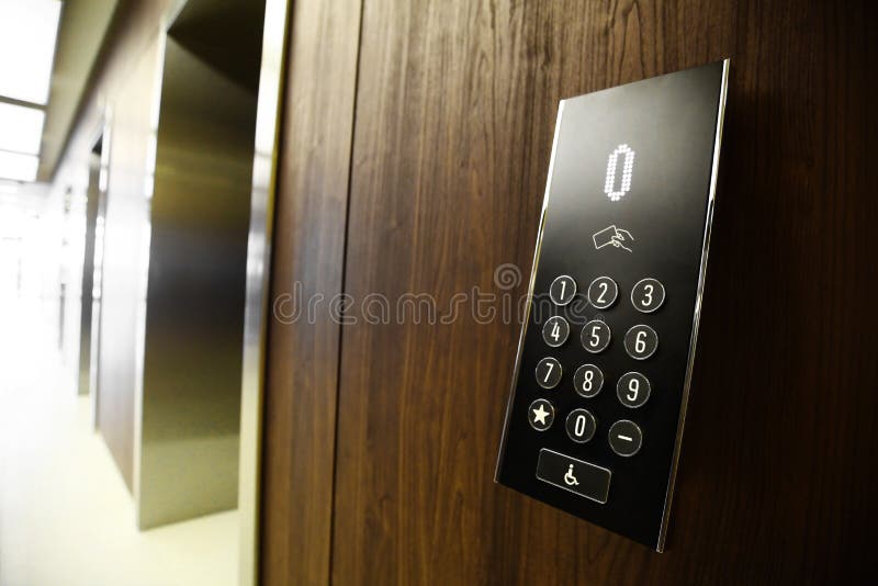 Elevator buttons stock image. Image of lift, indoors - 41653101