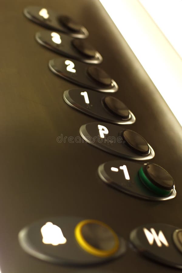 Elevator Buttons stock image. Image of icon, illuminated - 54040057