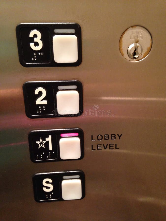 Elevator buttons editorial photo. Image of pressed, floor - 43953756