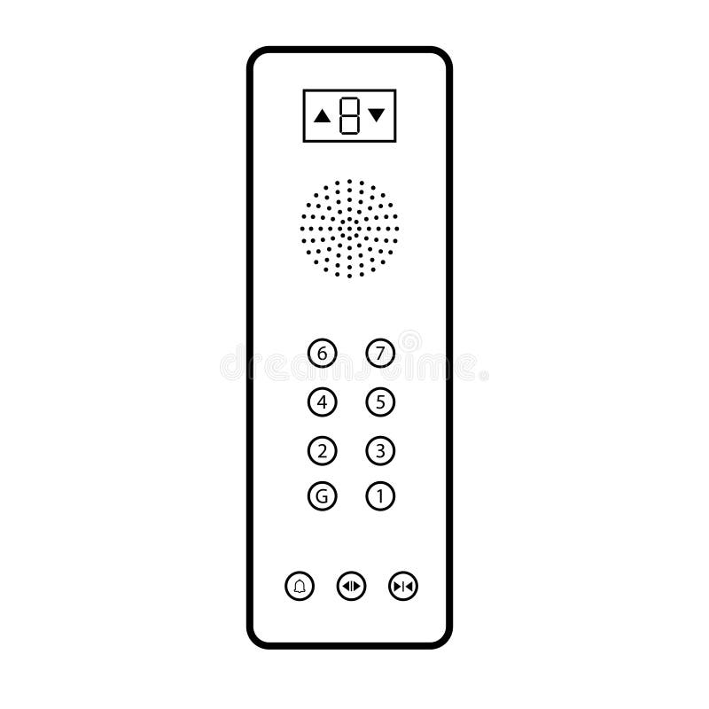 Elevator Buttons Panel Vector Illustration Stock Vector - Illustration ... Elevator Buttons Panel Vector Illustration Stock Vector - Illustration ...