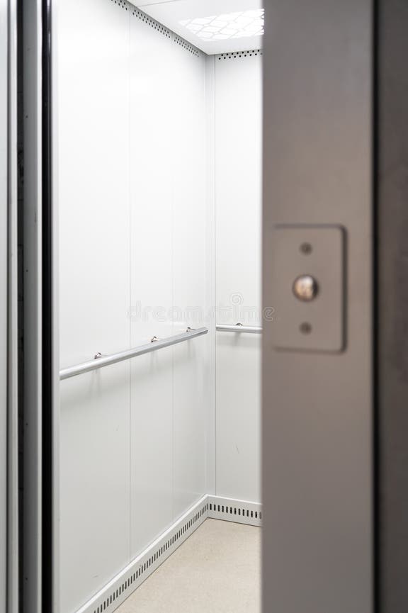 Elevator Call Button on the Platform in Front of the Elevator Stock ...