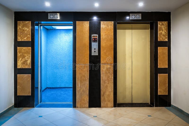 Elevator Opened Doors Stock Photos - Free & Royalty-Free Stock Photos ...