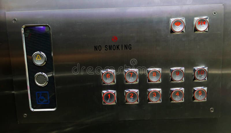 Inside Elevator Panel