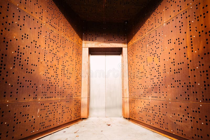 Rusty Metal Elevator Door Stock Photos - Free & Royalty-Free Stock ...