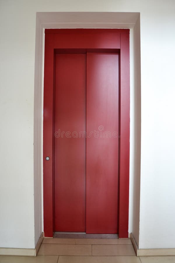 Elevator doors stock image. Image of table, home, wood - 340493423