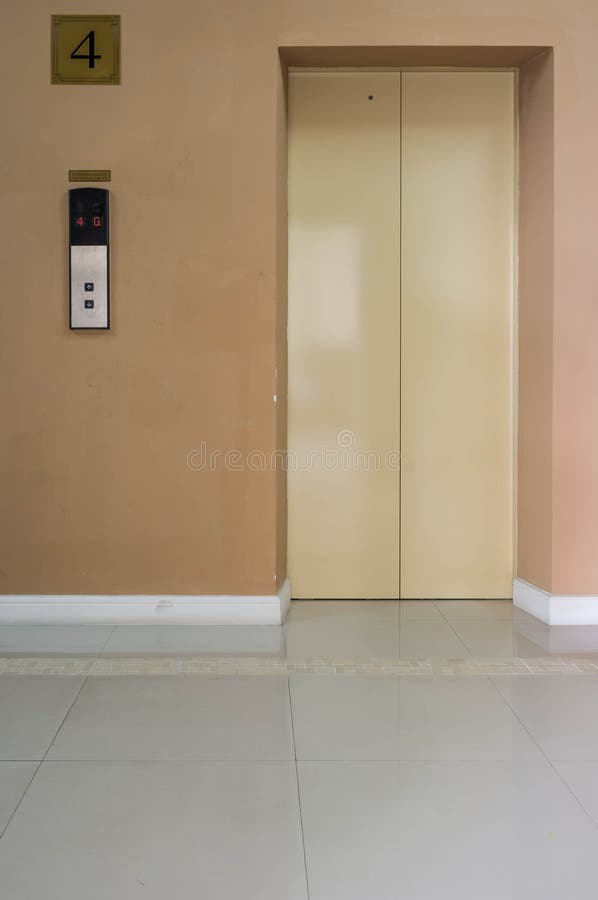 Elevator stock image. Image of empty, building, metal - 36522885