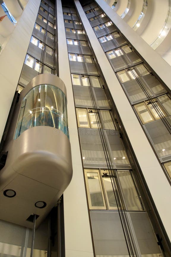 Elevator stock photo. Image of atrium, indoors, urban - 35420710