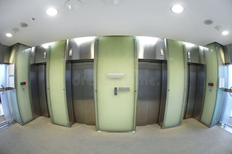 Elevator hall stock image. Image of elevator, elevators - 33267925