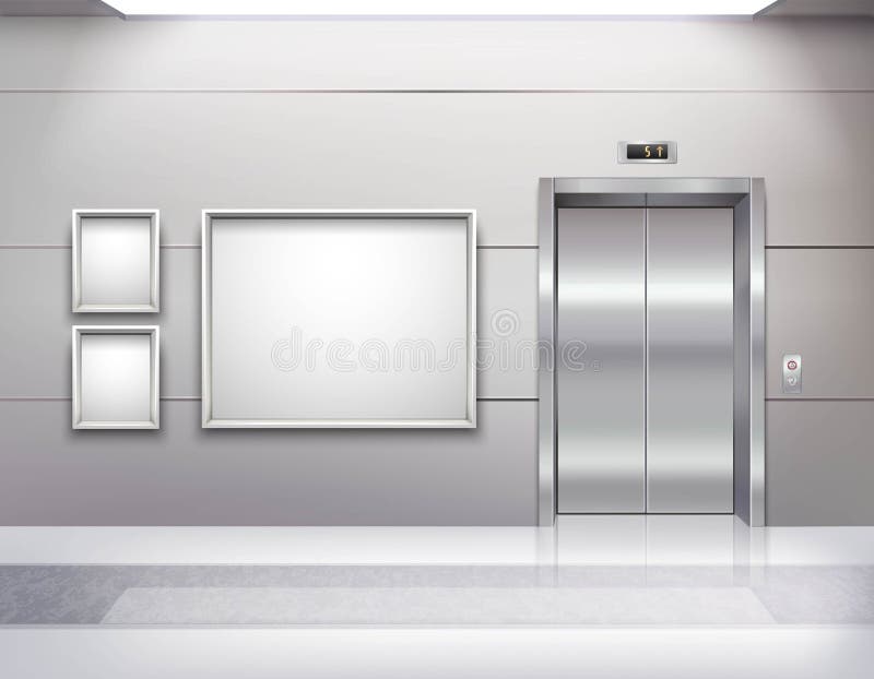 Empty Elevator Clipart