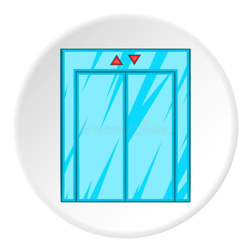Elevator Icon, Cartoon Style Stock Illustration - Illustration of ...