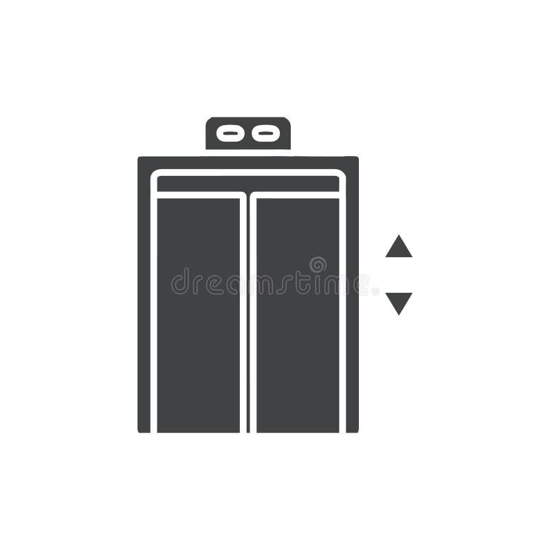 Elevator Icon Group Symbol or Sign Vector Stock Illustration ...