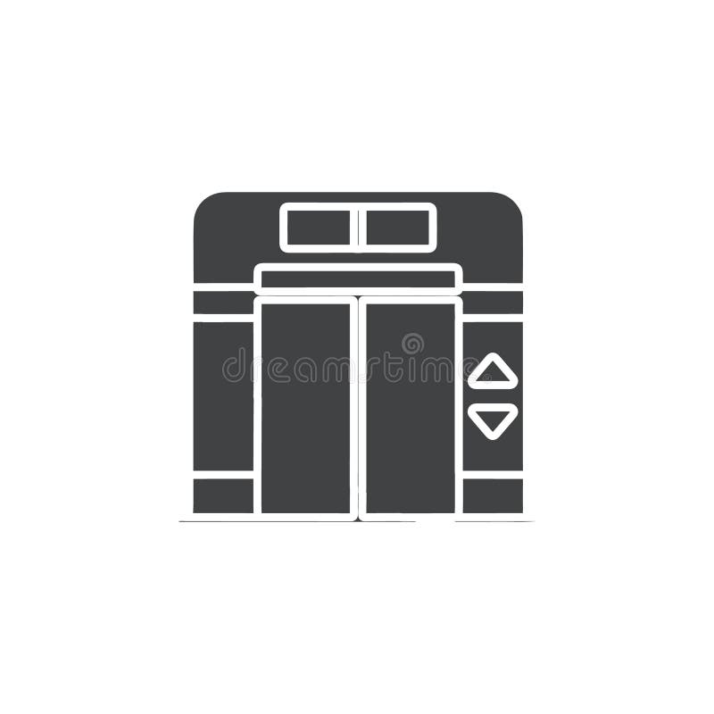 Elevator Icon Group Symbol or Sign Vector Stock Vector - Illustration ...