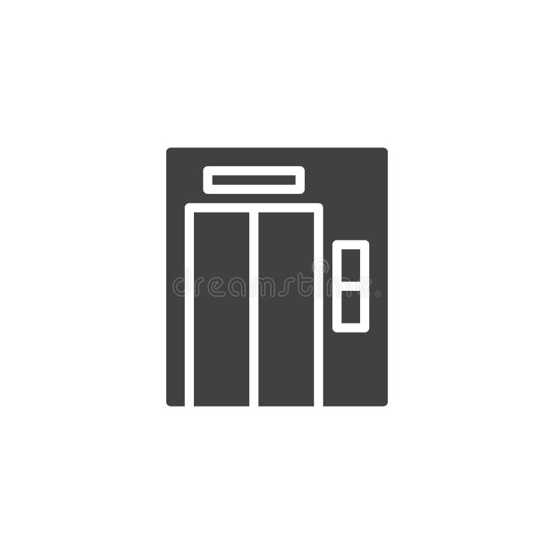 Elevator icon vector stock vector. Illustration of business - 102190379
