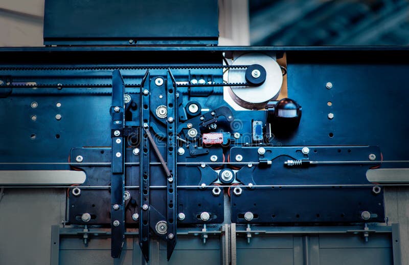 Inside Elevator Shaft. Lift Top View Stock Image - Image of built ...