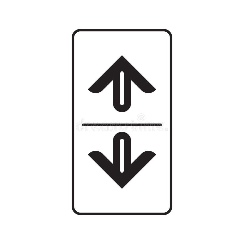 Elevator or Lift Buttons Icon. Up and Down Elevator Buttons. Vector ... Elevator or Lift Buttons Icon. Up and Down Elevator Buttons. Vector ...