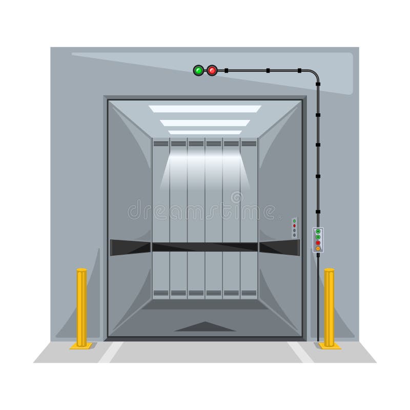 Elevator Panel Vector Icon.Cartoon Vector Icon Isolated on White ...