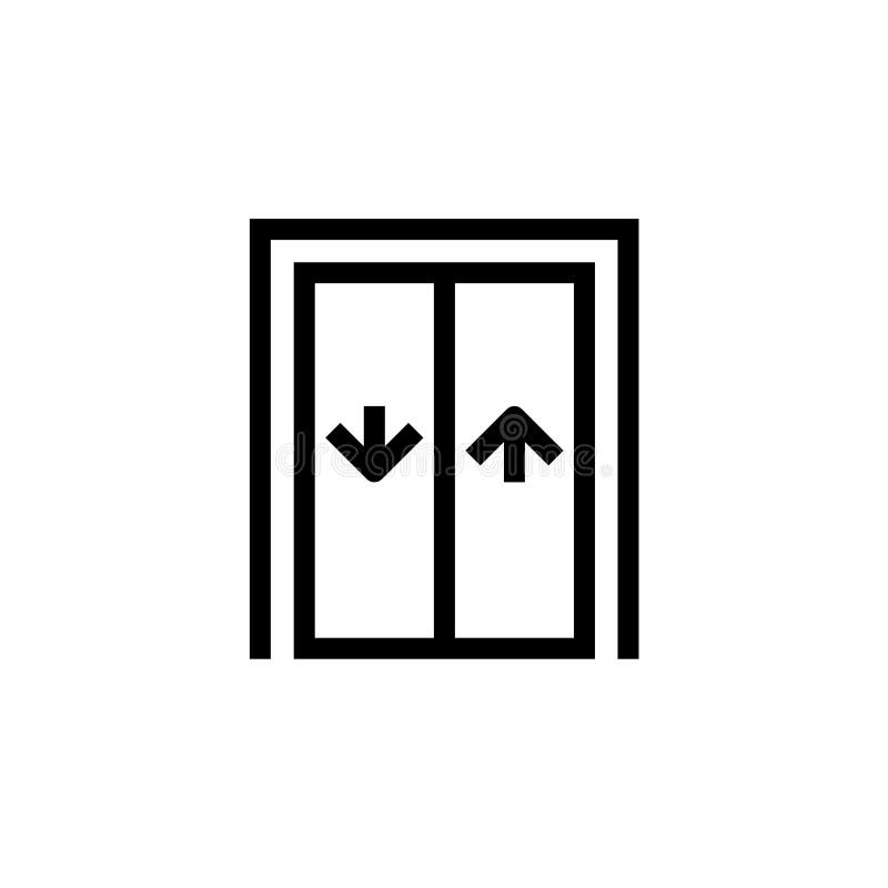 Elevator Lift Vector Icon. Elevator Sign Entrance Building Office, Lift ...