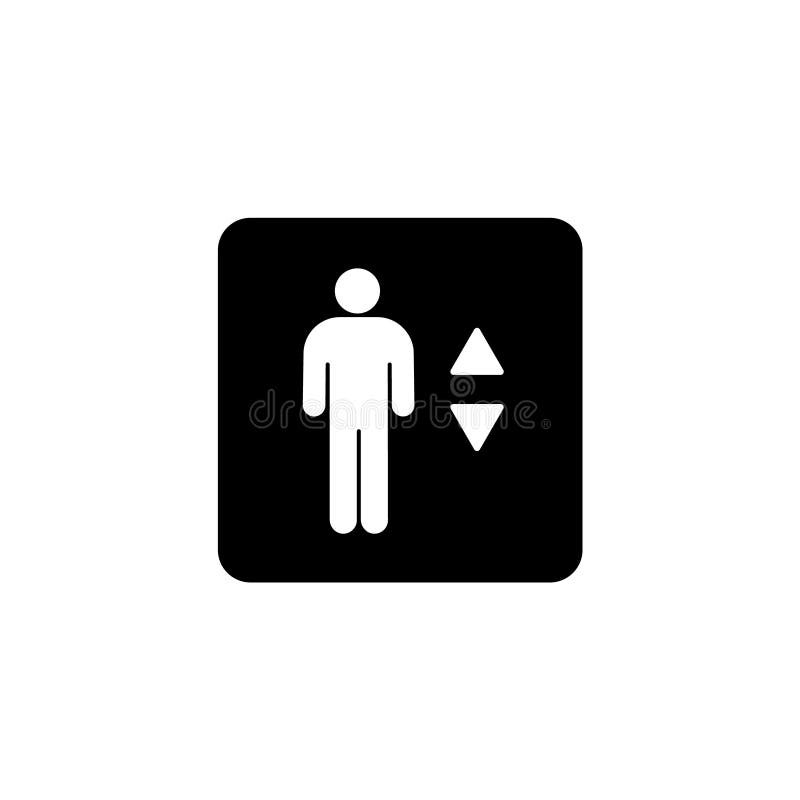 Elevator Lift Vector Icon. Elevator Sign Entrance Building Office, Lift ...