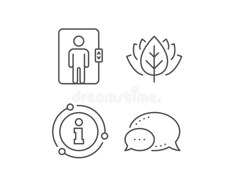 Elevator Line Icon. Transportation Lift Sign. Vector Stock Vector ...