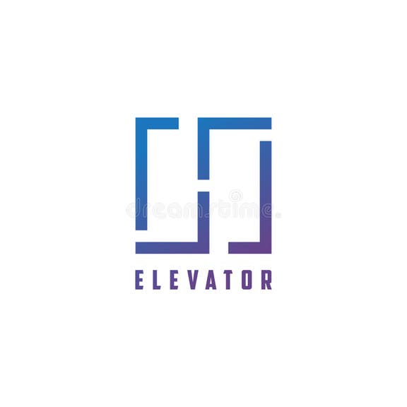 Elevator Logo Brand, Symbol, Design, Graphic, Minimalist.logo Stock ...