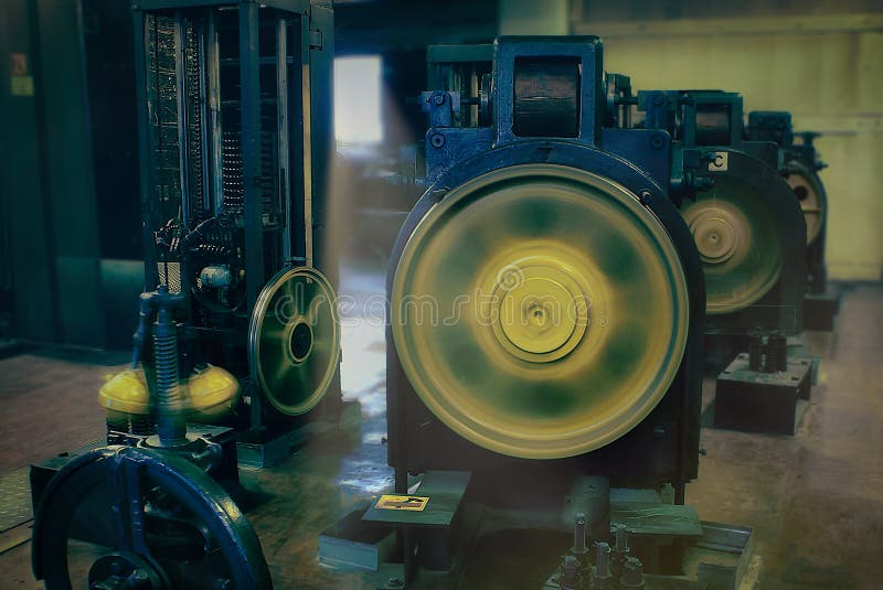 Elevator engine room stock photo. Image of manufacturing - 245505264