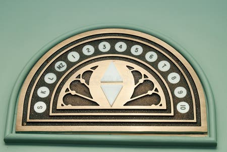 Elevator Numbers stock image. Image of buttons, arrows - 13132647