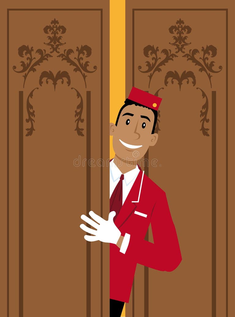 Elevator Operator Uniform Stock Illustrations – 11 Elevator Operator ...