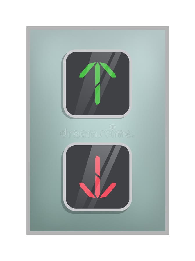 Elevator Up Arrow Stock Illustrations – 800 Elevator Up Arrow Stock ...