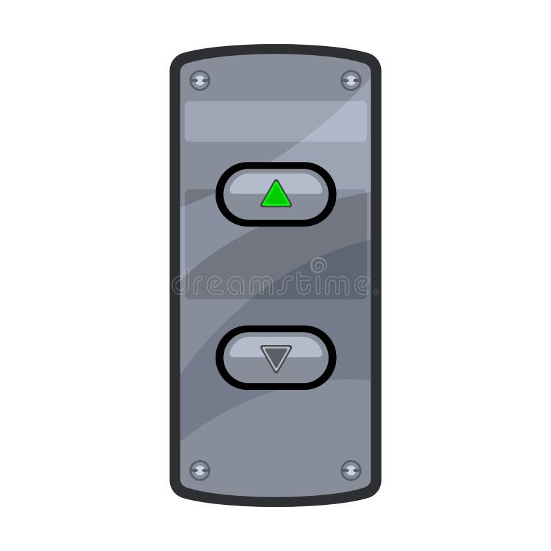 Elevator Panel Vector Icon.Cartoon Vector Icon Isolated on White ...