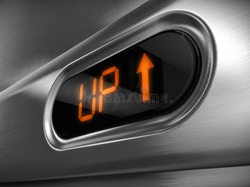 Elevator sign Up stock illustration. Illustration of ascending - 28117821