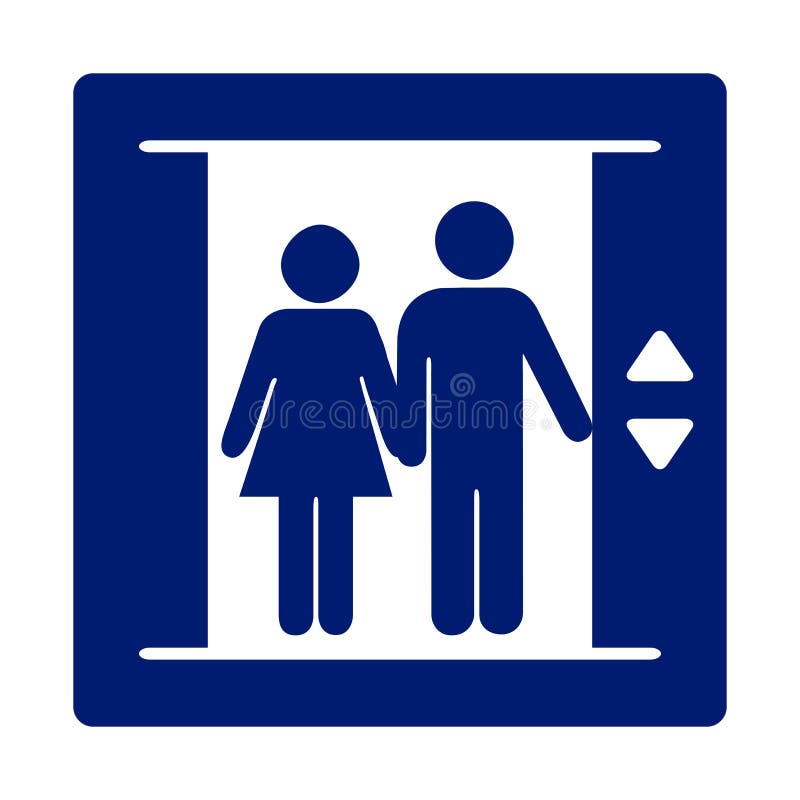 LIFT elevator sign stock vector. Illustration of hotel - 17285560