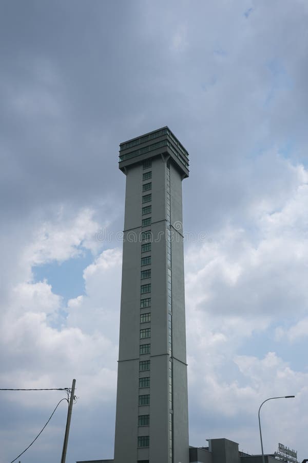 Elevator testing tower editorial photo. Image of building - 253884051