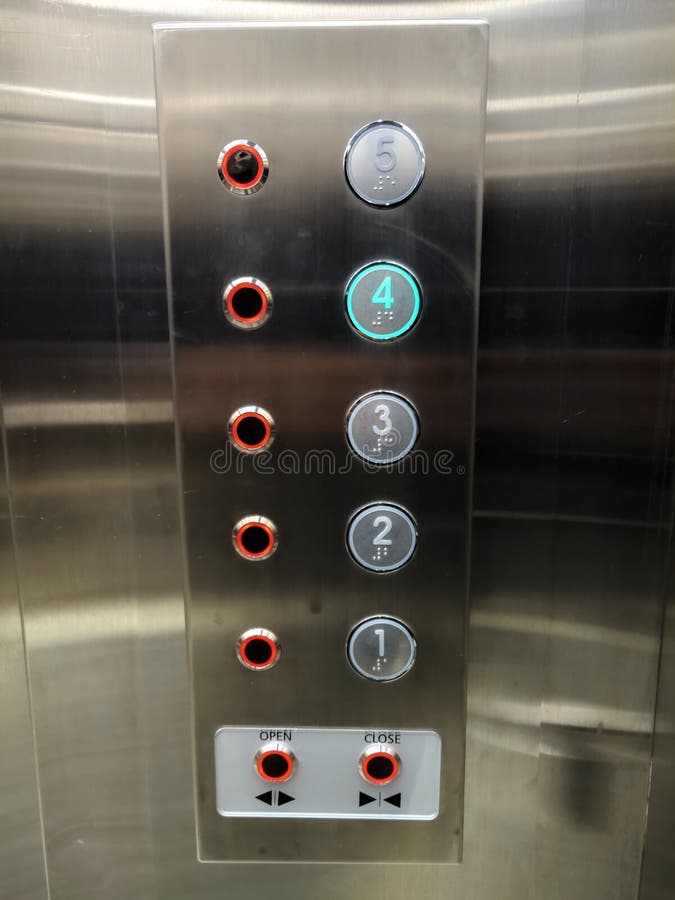 Elevator button touchless stock image. Image of lift - 248971399