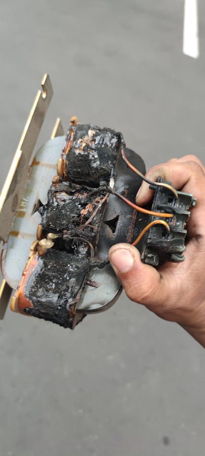 Elevator Transformer Caught Fire Stock Photo - Image of fire, elevator ...